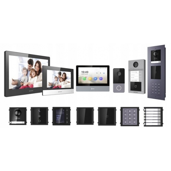 WIDEODOMOFON VIDEO DOMOFON IP 7' LCD HIKVISION FHD - Wideodomofony ...